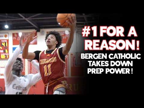 Bergen Catholic 64 Patrick School 54 | HS Boys Basketball | Jaden Brown 20 points