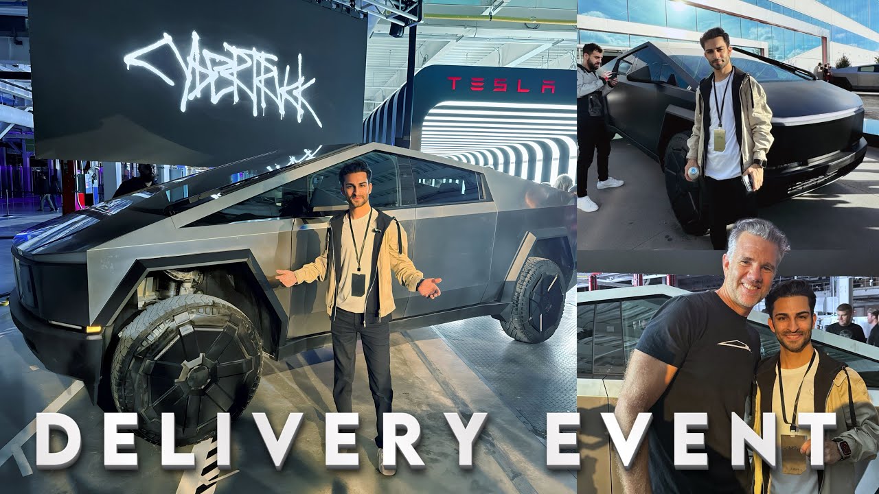 TESLA CYBERTRUCK DELIVERY EVENT! 🔥 My Experience + Giga Factory Tour ...