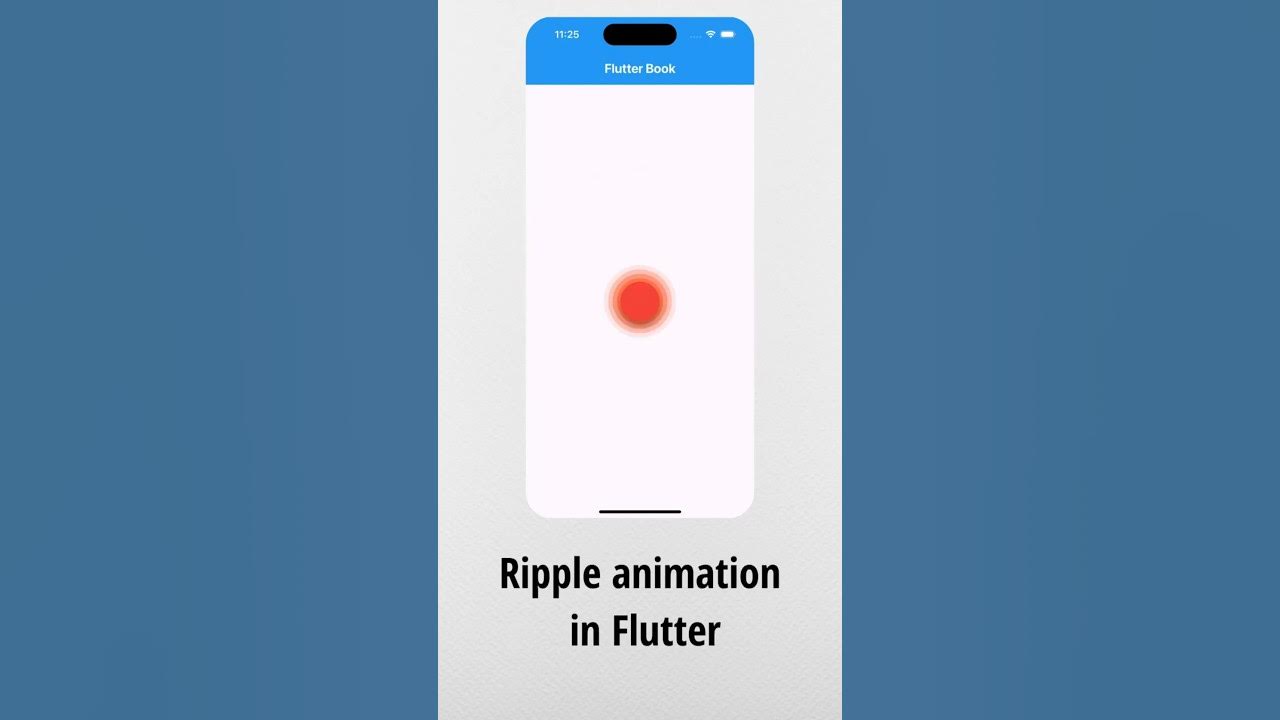 Ripple animation in Flutter #appdevelopment #flutterexplained #programming #coding #codes - YouTube
