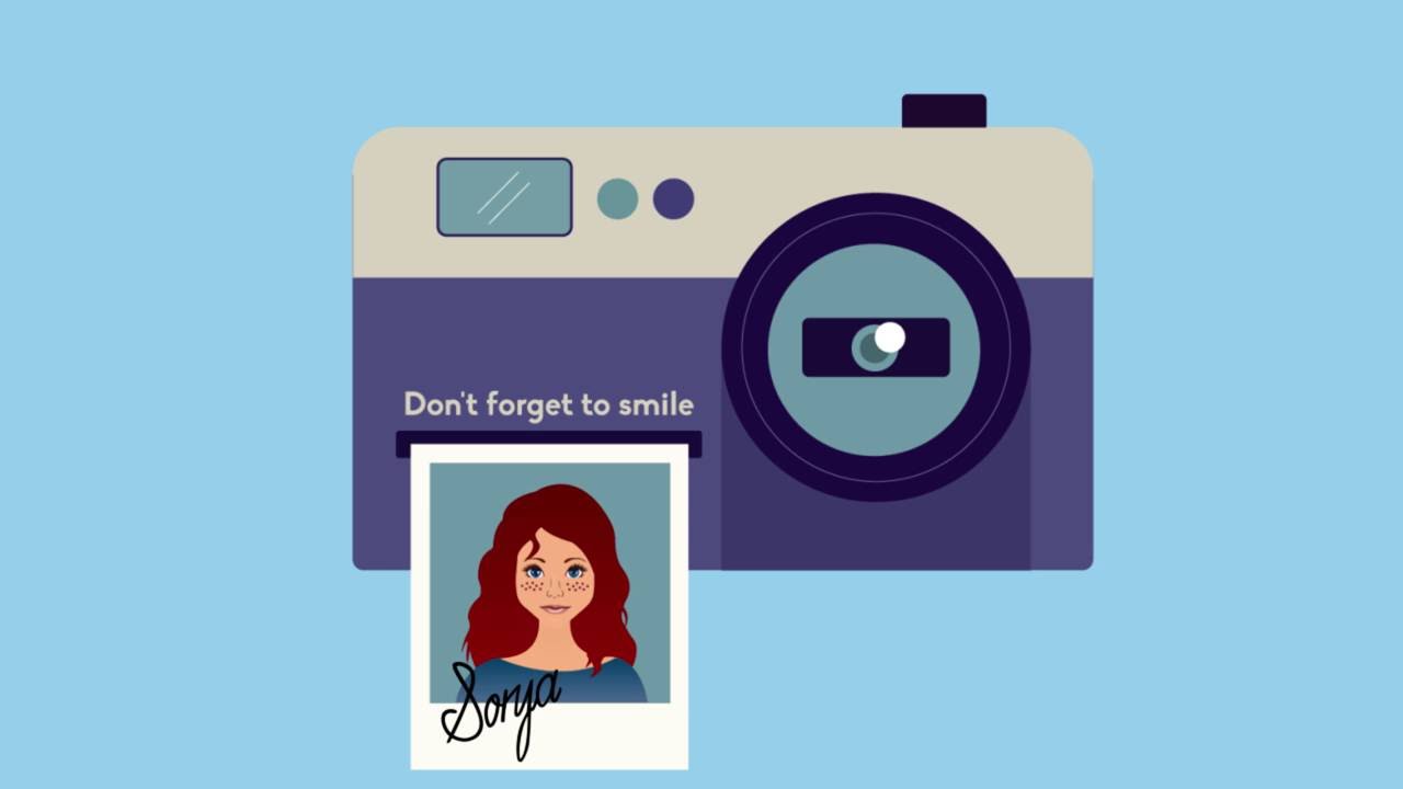 Polaroid Animation - YouTube