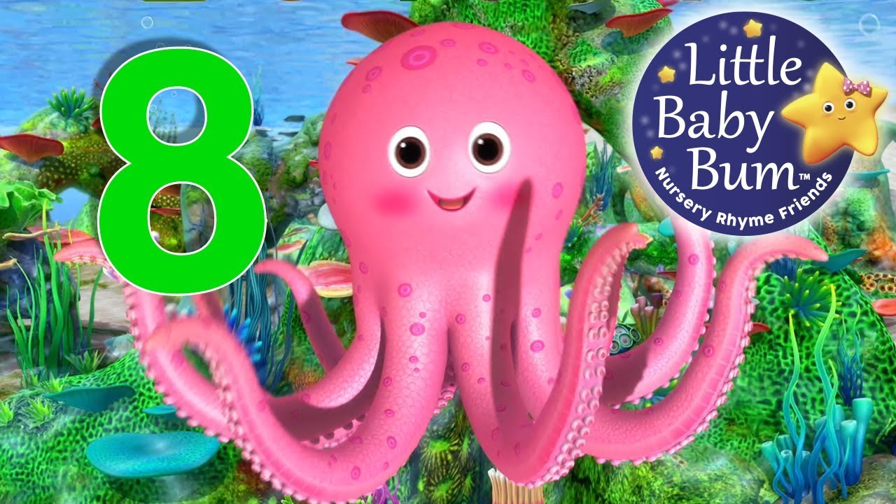 The Number 8 Song | Nursery Rhymes for Babies by LittleBabyBum - ABCs ...