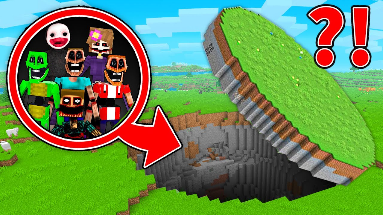 Mikey and JJ Found Jenny , Scary JJ and Mikey MIMICS Inside Longest Tunnel Base Minecraft Maizen ...