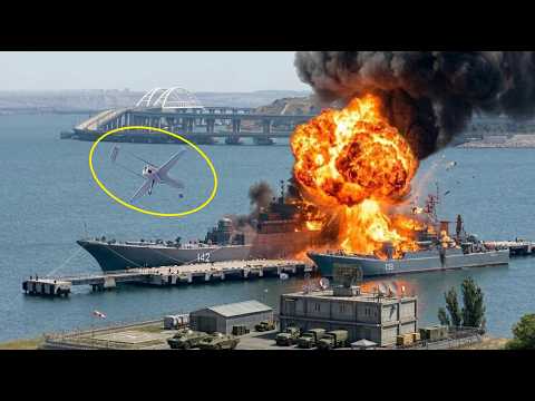 Ukrainian Drones STRIKE Russia’s Naval Base In The Kerch Strait — Then THIS Happened...