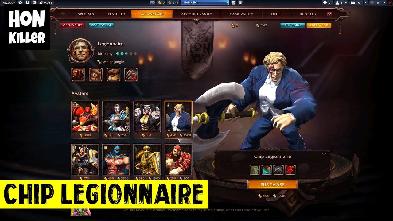 HON LEGIONNAIRE - LEGENDARY - TeasingEli - YouTube