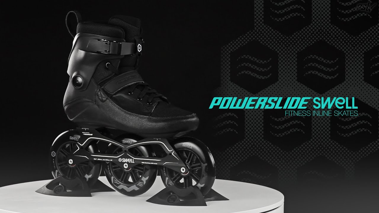 Powerslide Swell 125 Black Fitness Inline Skates - YouTube