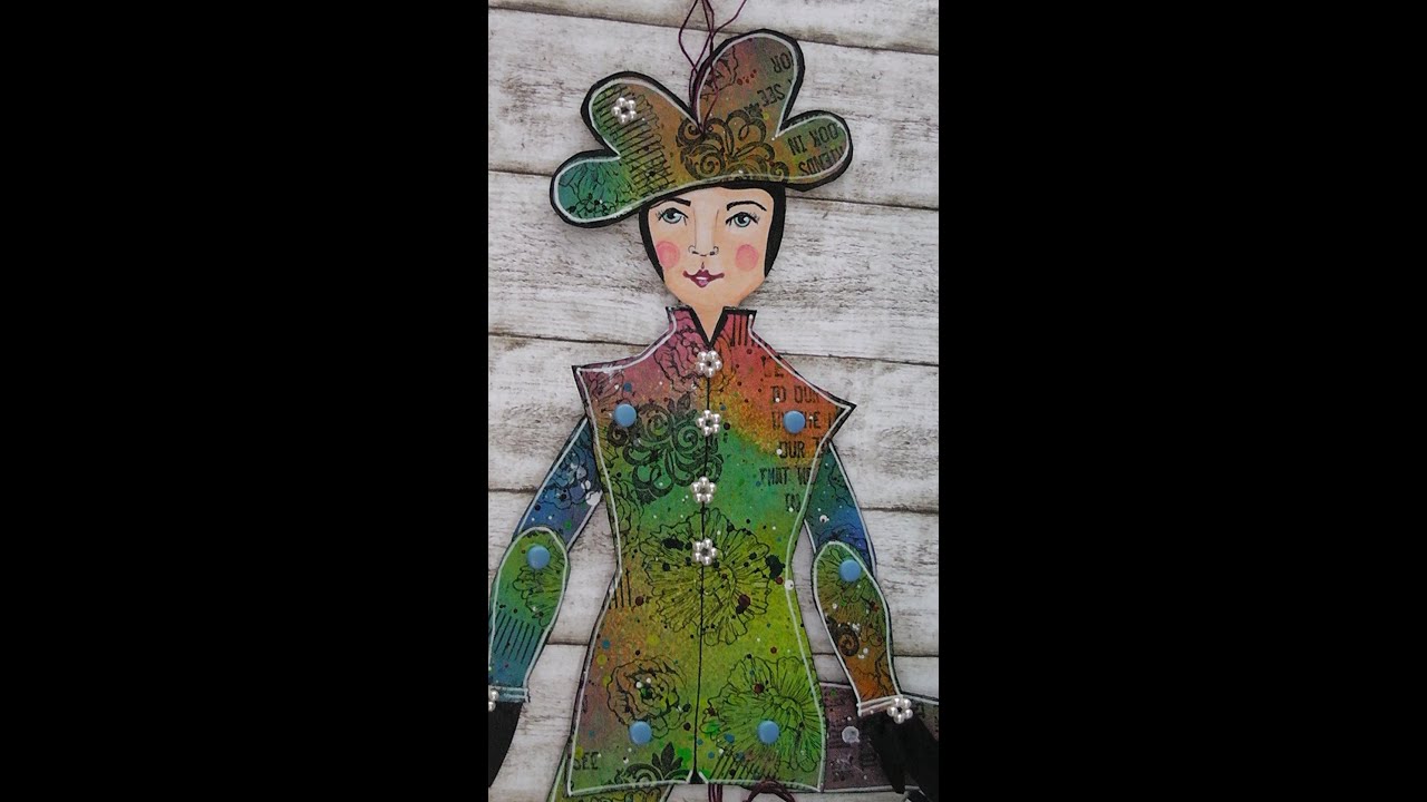 #IC Alumni Gallery - Mixed Media Project: "Jumping Jane" Part 2 /Teil 2 ...