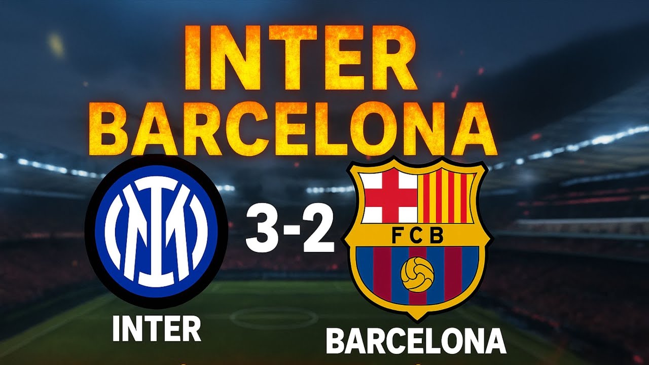 Inter vs Barcelona – Almost a Comeback! 3:2 Thriller | V-RLF Respect ...