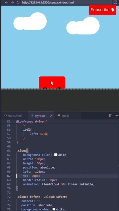 🚗 CREATE an AMAZING Moving Car Animation with ONLY CSS! - YouTube
