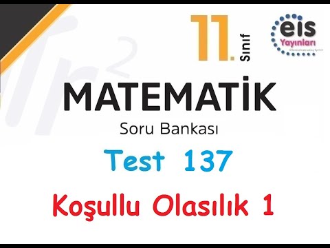 Eis Yayınları 11.Sınıf Matematik Soru Bankası Test 137