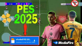 Efootball Pes 2025 Ppsspp Original Iso Download Pes 2025 Ps5 Camera ...