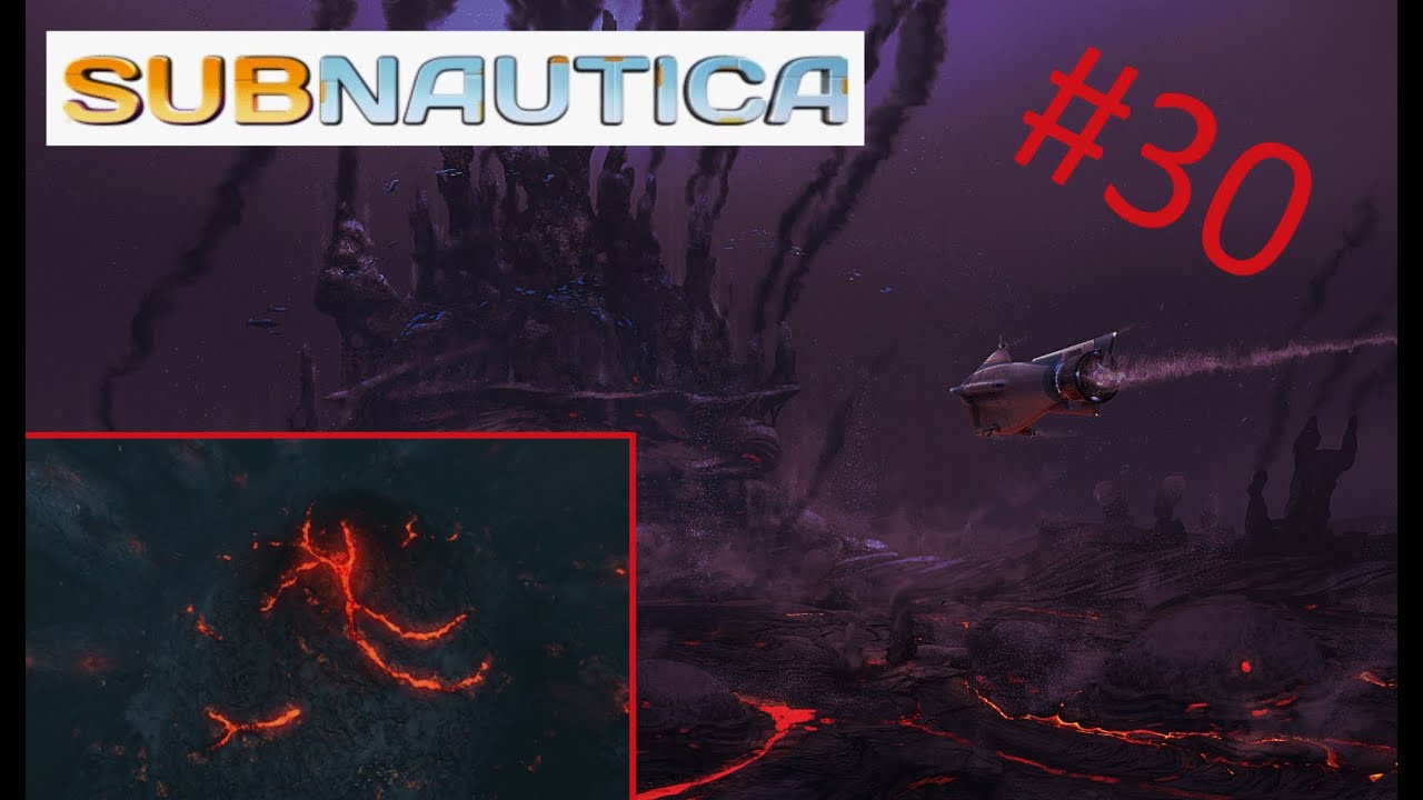 Ich mache mich auf den Weg zur Alien Basis im Lava Biom Subnautica #30 ...