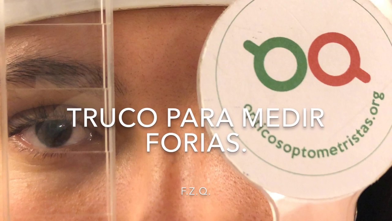 Truco para medir forias. - YouTube