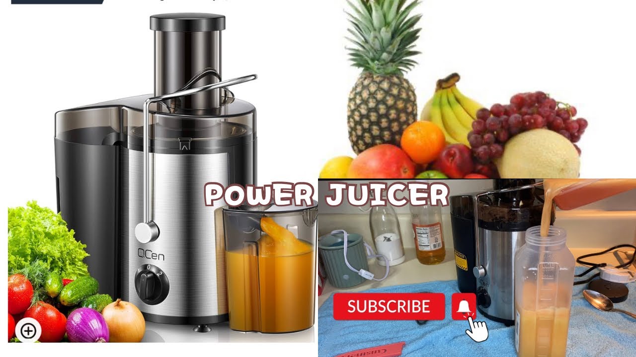 POWER JUICER REVIEW | Making fresh juice. 🍓🍍🍎🍊 - YouTube