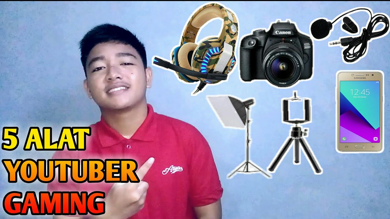 5 ALAT Youtuber gaming MURAH - peralatan gaming sederhana - YouTube
