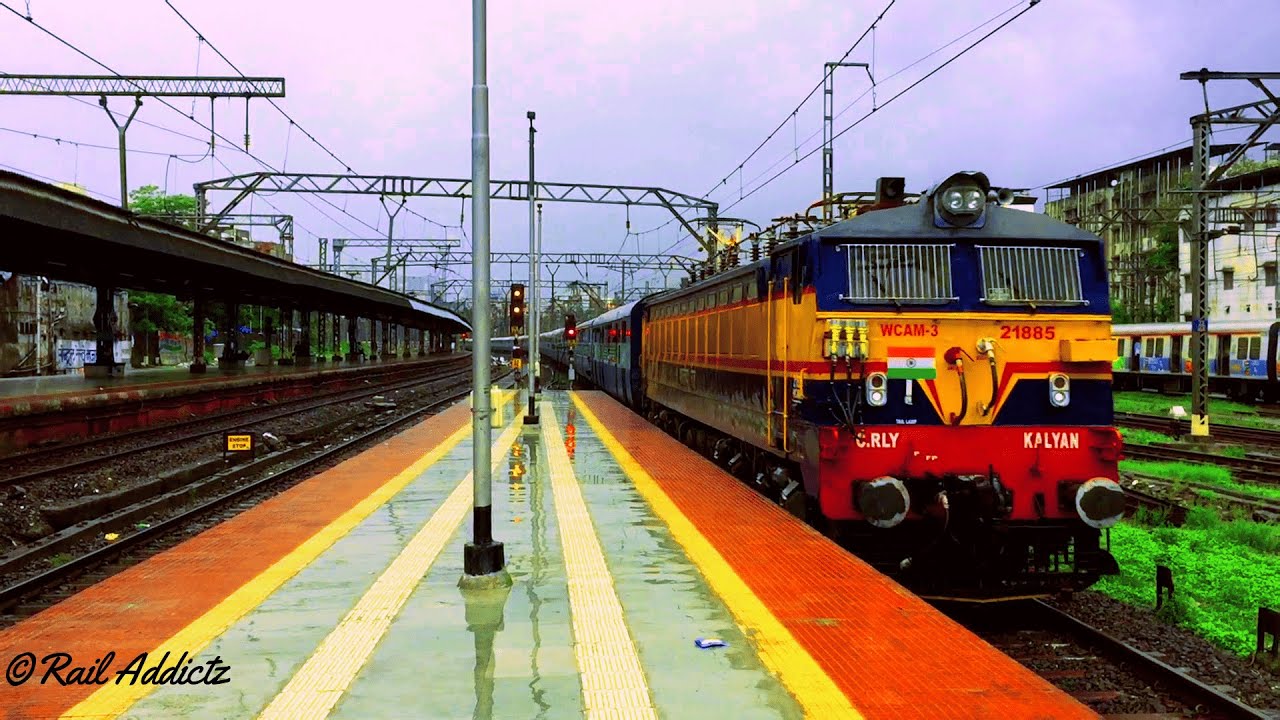 NANDIGRAM EXPRESS | MUMBAI NAGPUR VIA NANDED | KYN WCAM 3 | MONSOON ...