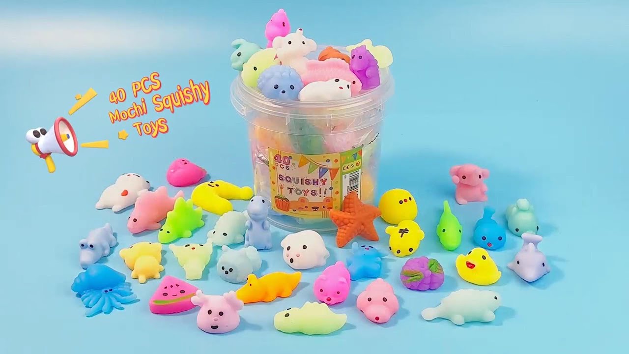 KIDS LOVE THESE Adorable Mochi Squishy Toys for Stress Relief and Fun ...