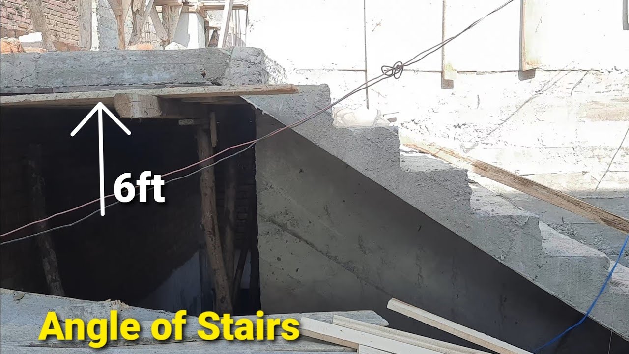 How to decide Angle of Staircase?| No of Risers | No of Treads | - YouTube