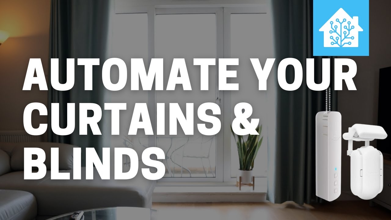 Smart curtains and blind automations - YouTube