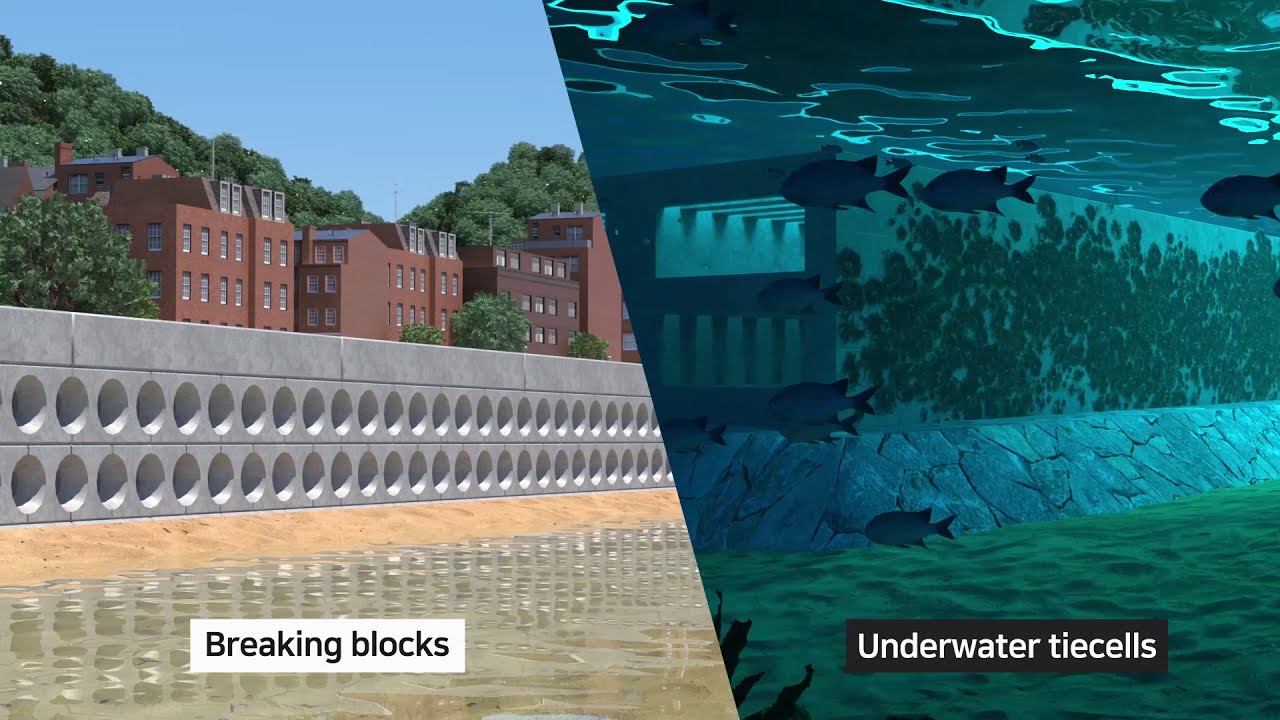 Return-wave Block & Underwater Tiecell including A Patent Technology to ...
