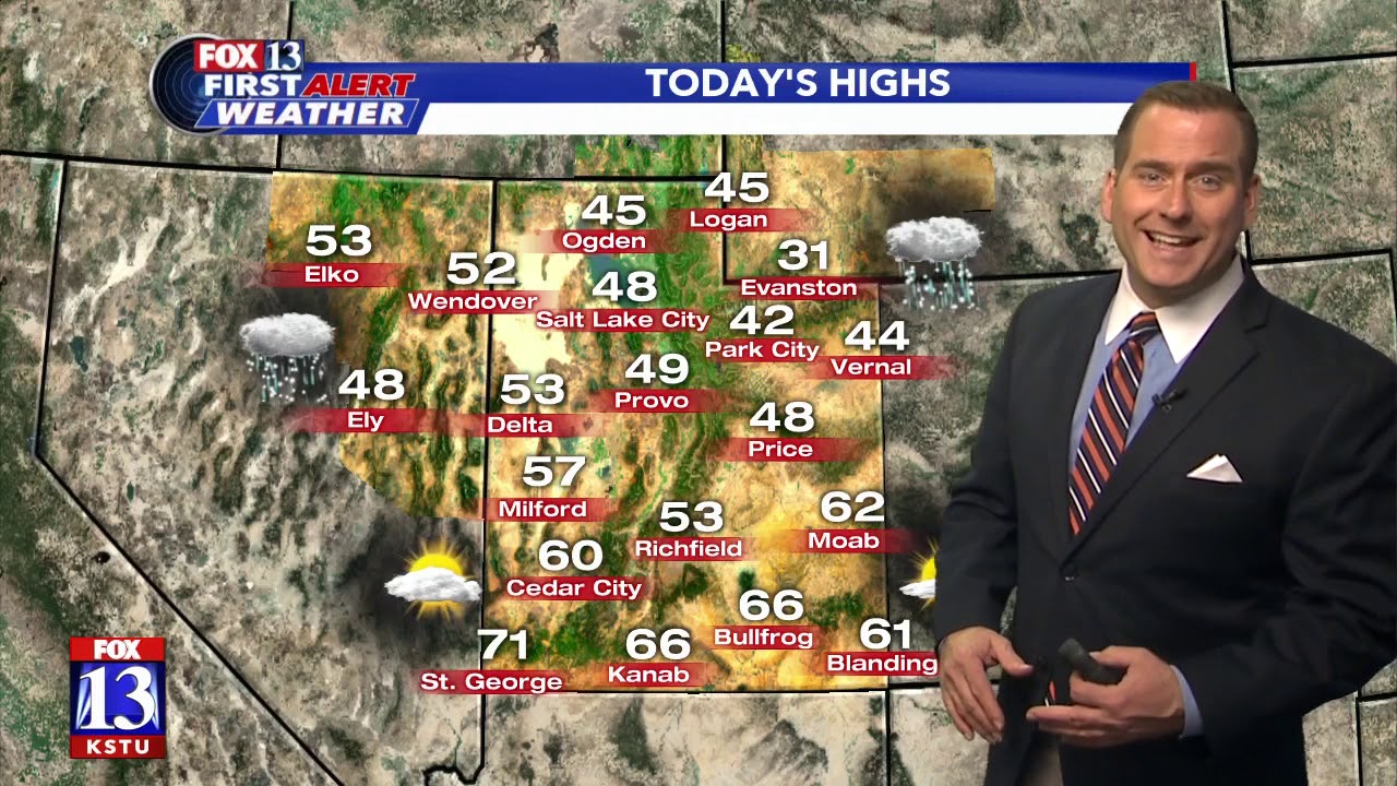 The Thursday morning forecast from Fox 13 meteorologist, Damon Yauney ...