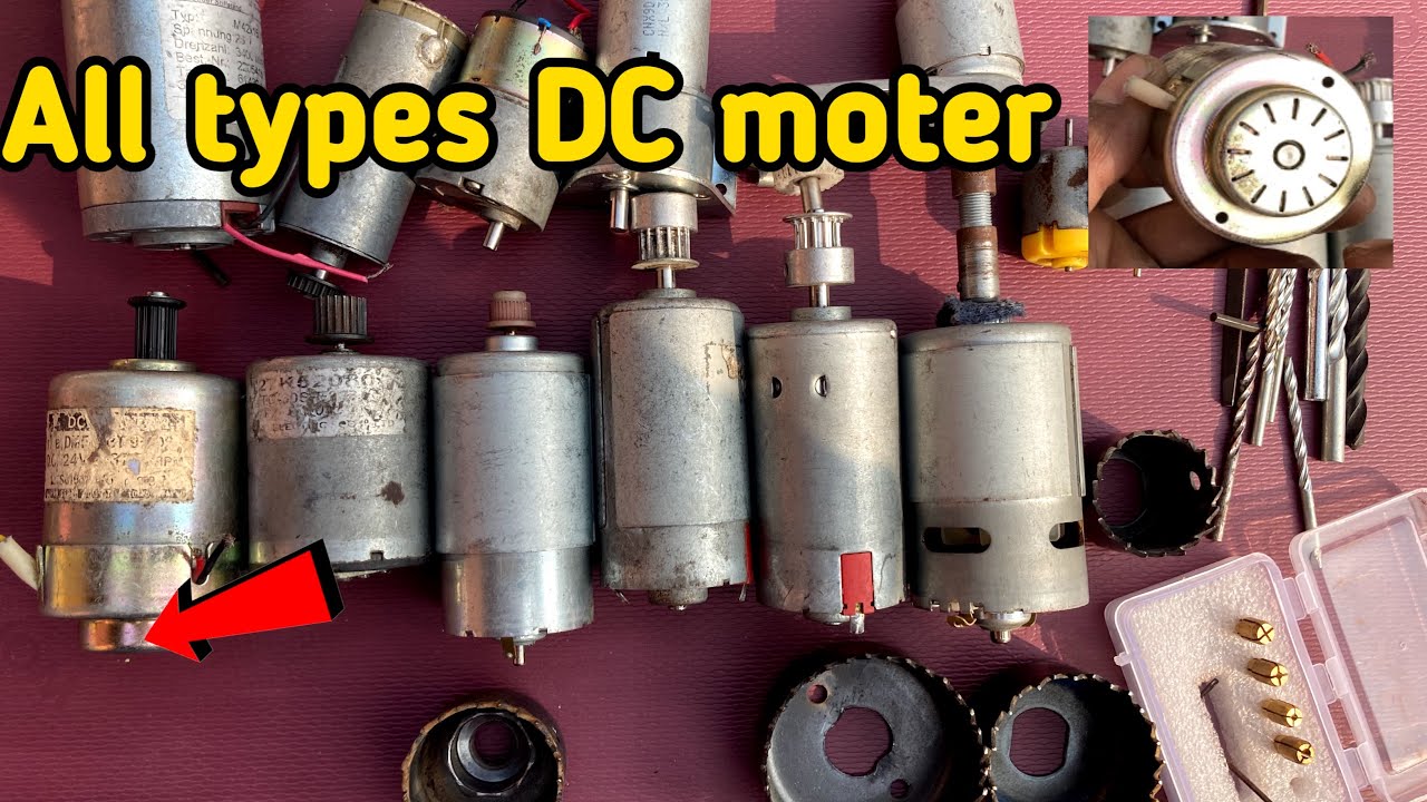 All Types Dc Motor Collection | All Types Dc Motor Testing | Different ...