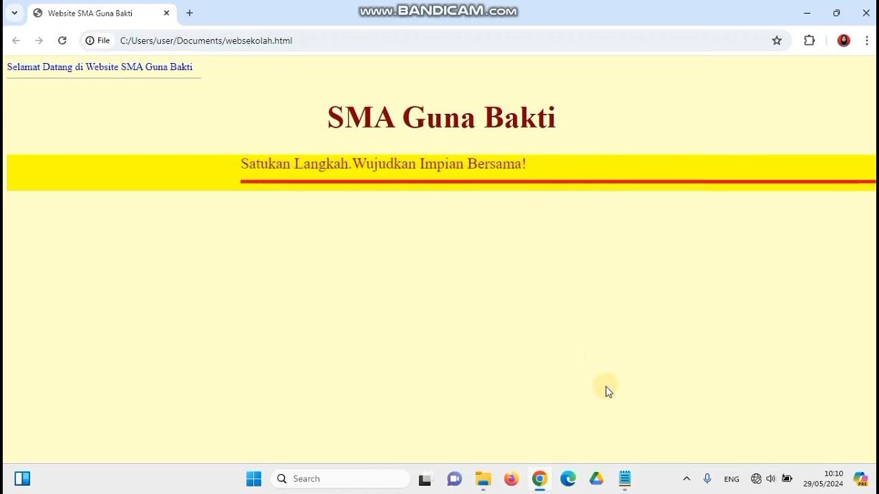 TUTORIAL MEMBUAT WEBSITE SEKOLAH SEDERHANA DENGAN MENGGUNAKAN NOTEPAD! - YouTube