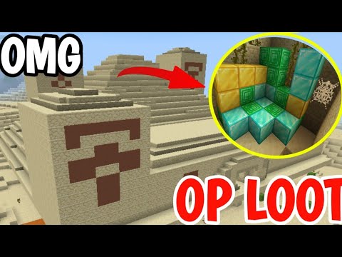 Looting from the Most Dangerous Desert Temple in Minecraft - YouTube