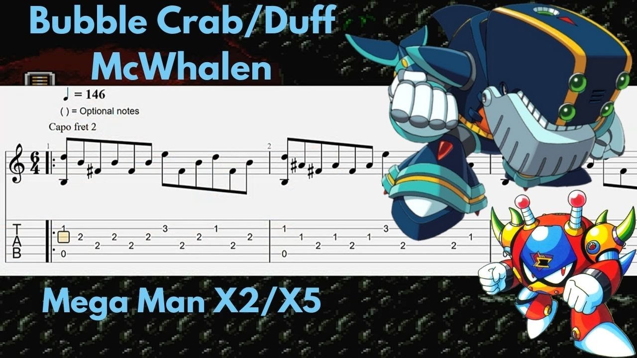 Mega Man X2 - Bubble Crab Stage / Mega Man X5 - Duff McWhalen Stage ...