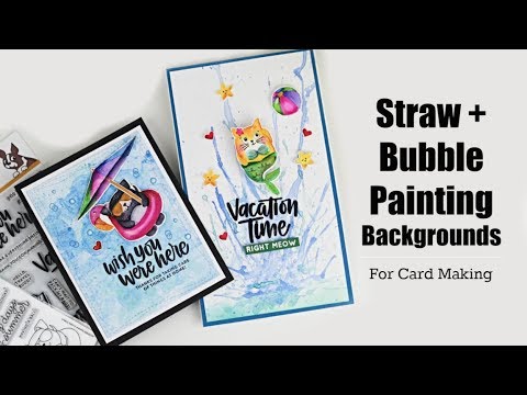 Good Vibes Simon Says Stamp Summer Themed Cards - YouTube