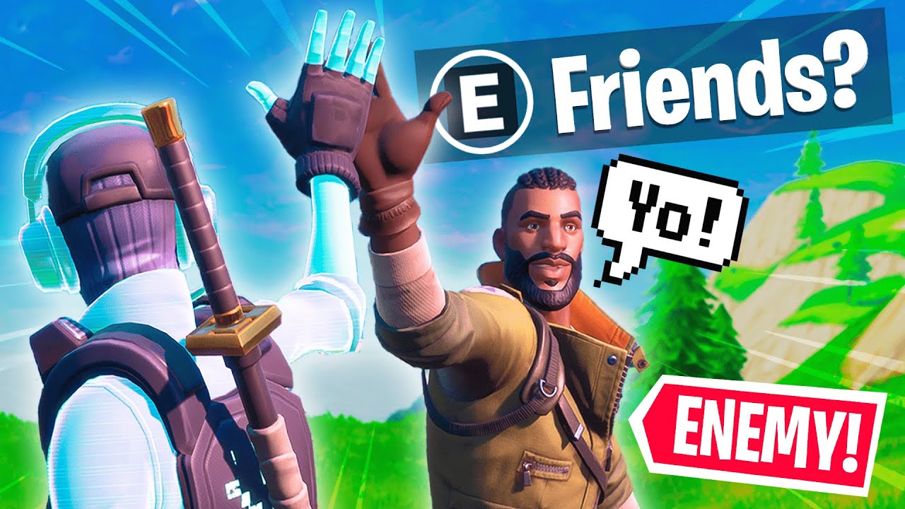 I Made Friends with Enemy Fortnite Players in Chapter 2! - YouTube