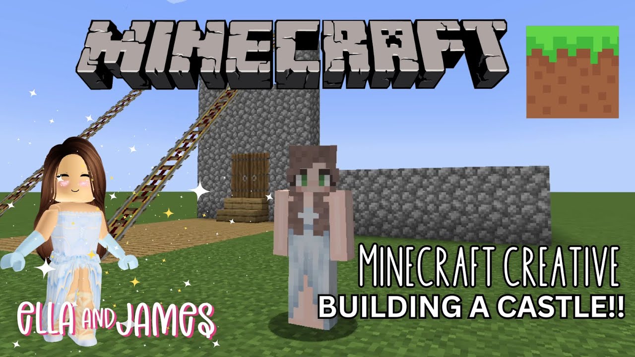 Minecraft Creative | Ella's Build - Making a Drawbridge For My Castle ...
