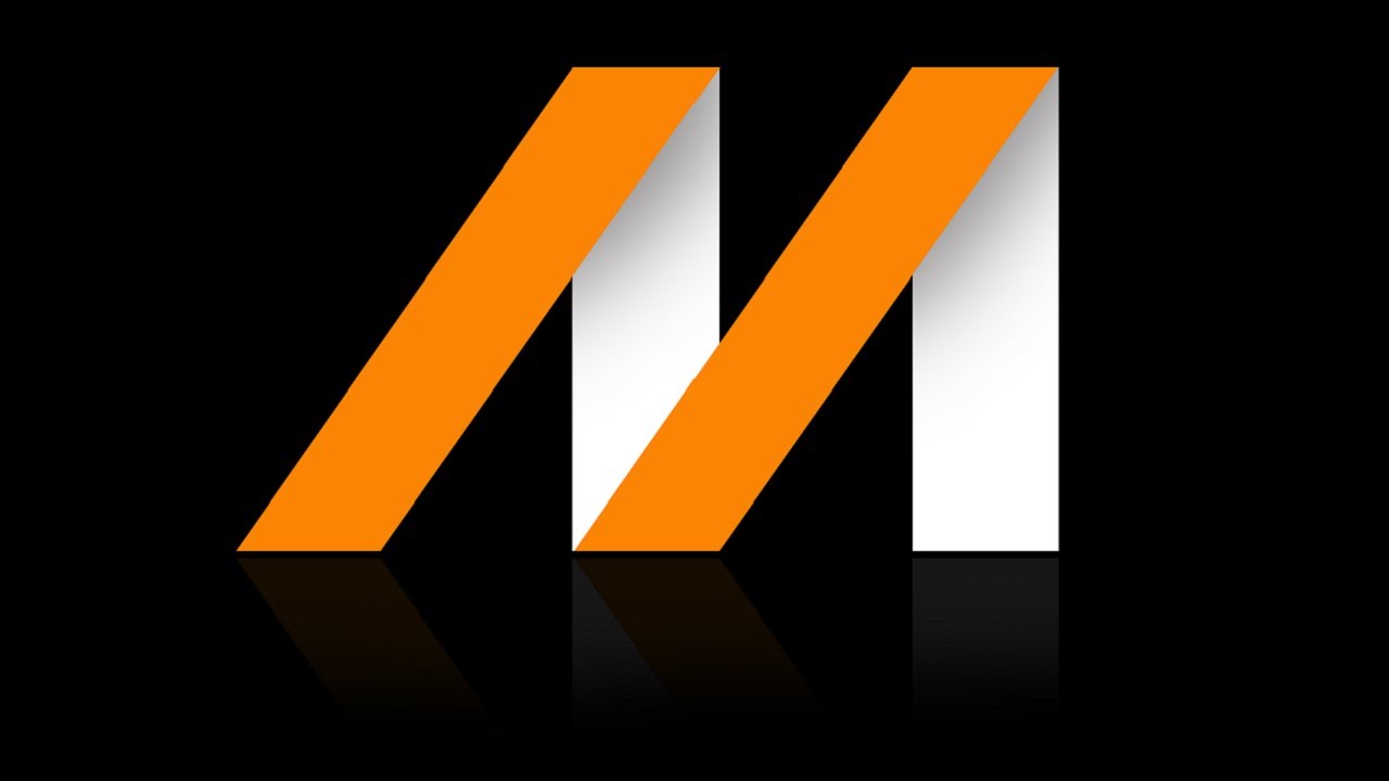Photoshop Tutorial - M Letter Logo Design - Adobe Photoshop CC Tutorial ...
