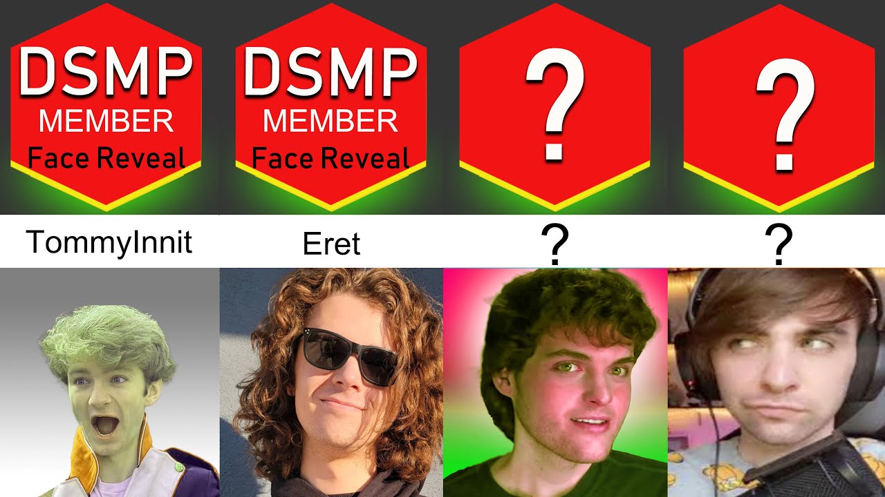 Dsmp All Member Face Reveal Face Reveal Of All Dream Smp Reveal Dream Smp Face Reveal