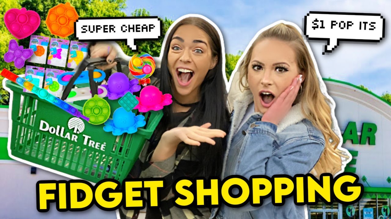 Fidget Shopping at the DOLLAR TREE with PurpleStars02! *we hit the ...