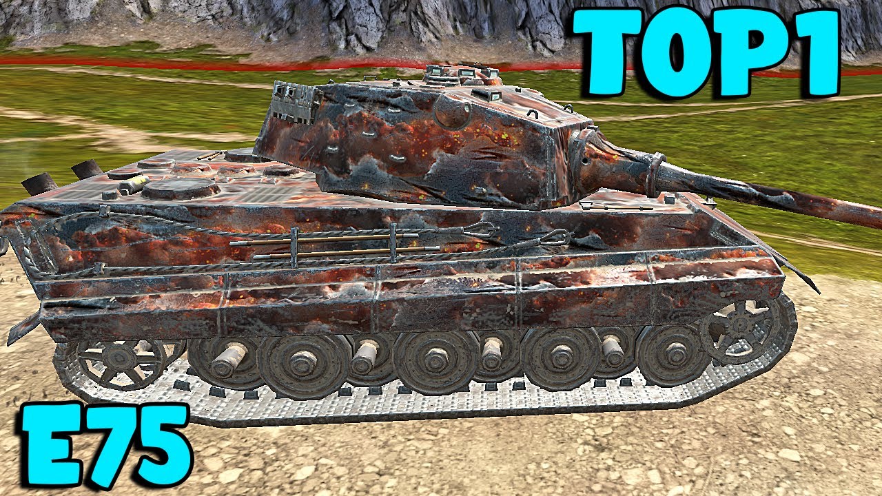 E75, 3800damage, 4destroyed, top1#tanks - YouTube
