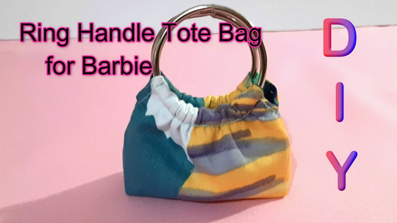 DIY Ring Handle Tote Bag / Easy Bag Tutorial - YouTube
