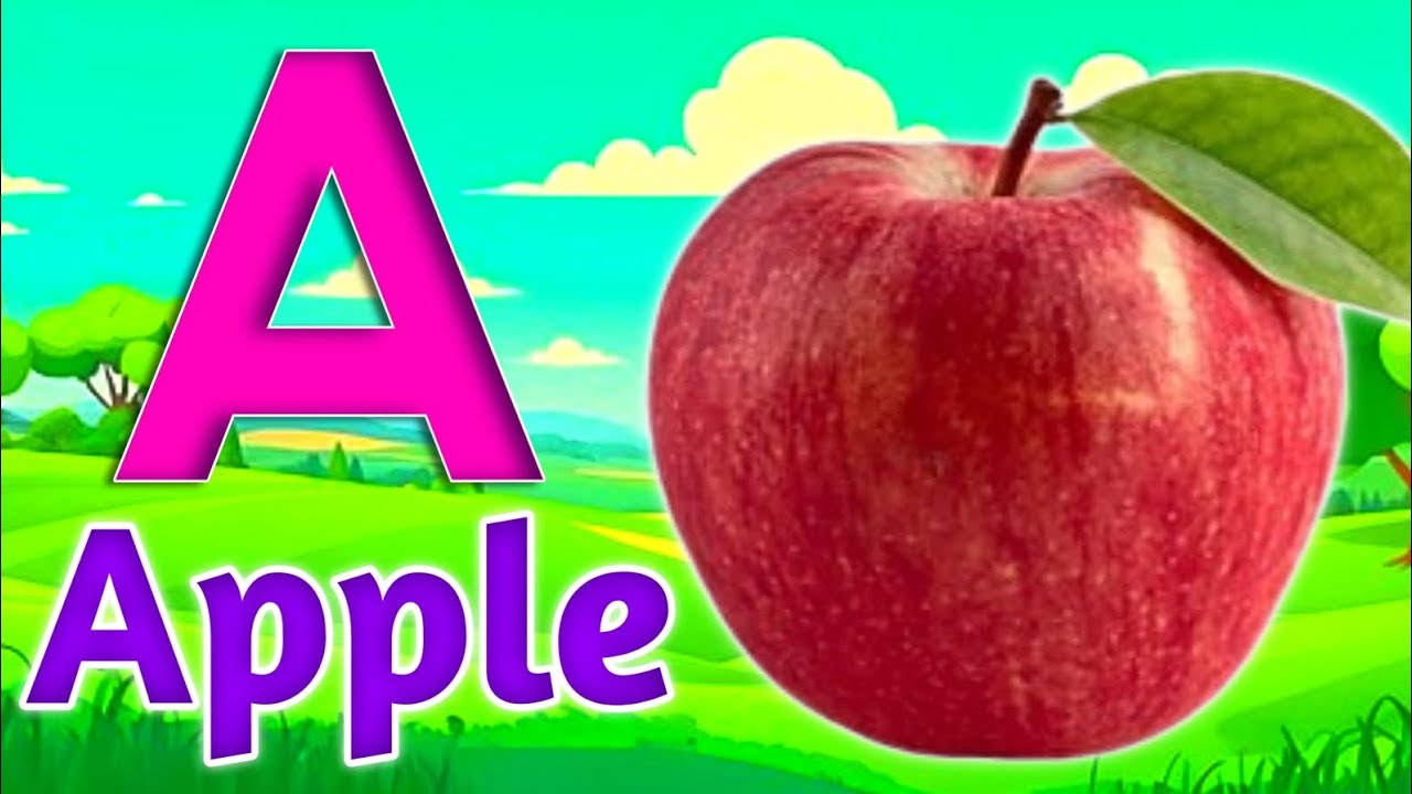 Phonics Song with TWO Words - A For Apple - ABC Alphabet Songs with ...