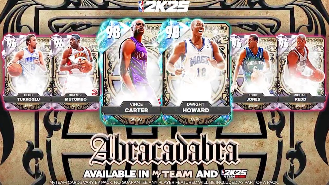 GALAXY OPAL VINCE CARTER & DWIGHT HOWARD HEADLINE NEW ABRACADABRA CARDS ...