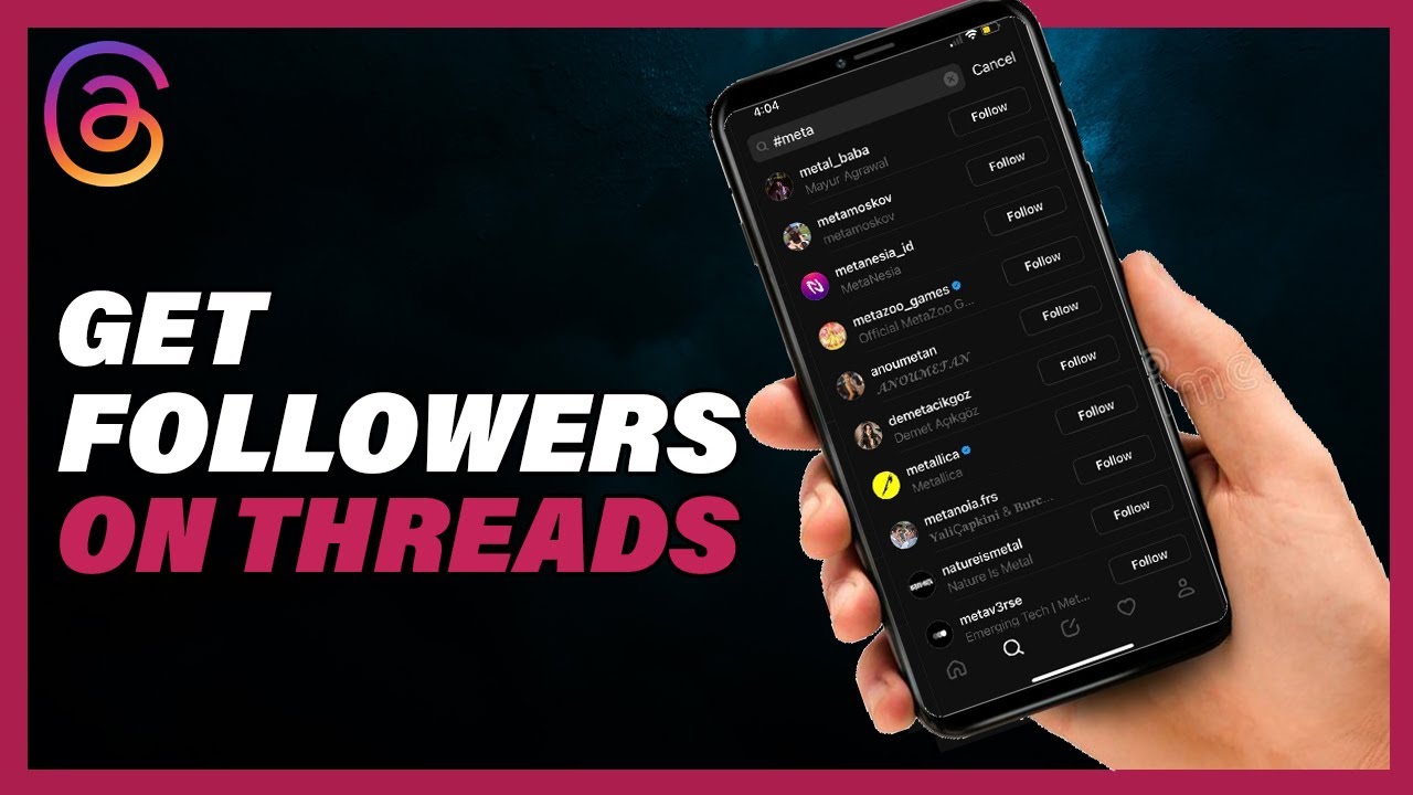 How To Get Followers On Threads - Full Guide - YouTube