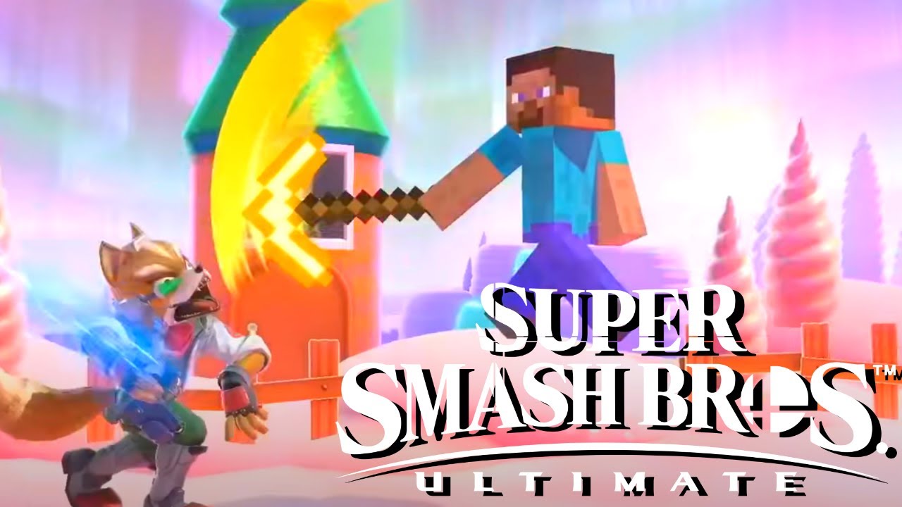 Super Smash Bros Ultimate- STEVE Gameplay Overview, Special Moves ...