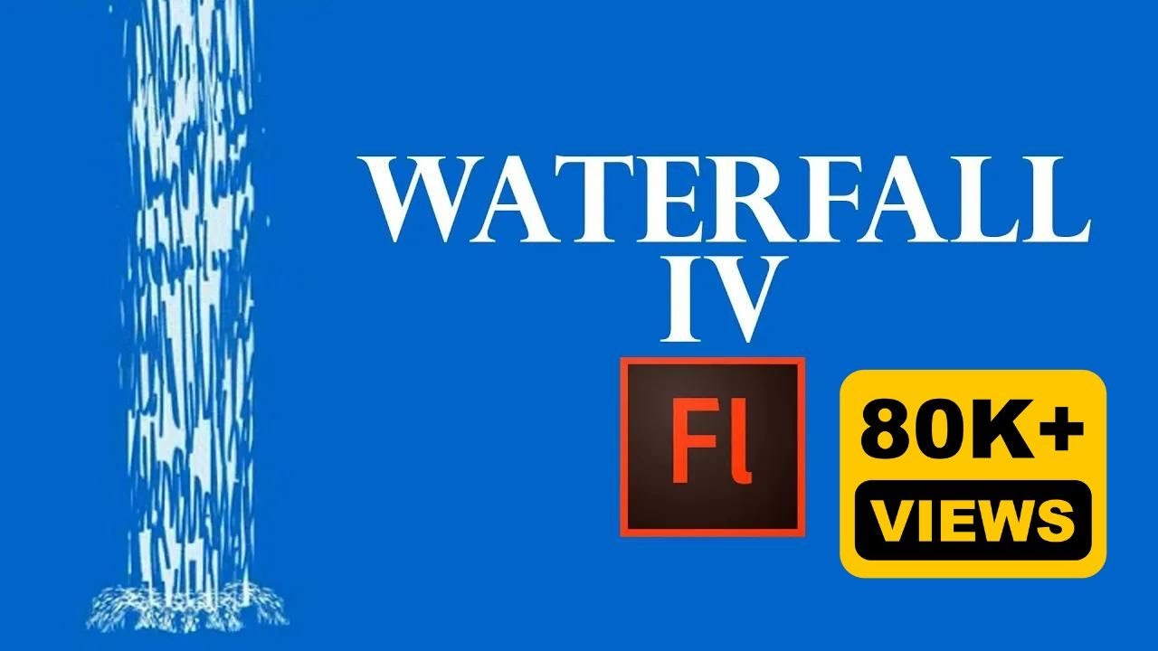 Flash Animation Tutorial- Animate Water Fall in Flash. - YouTube