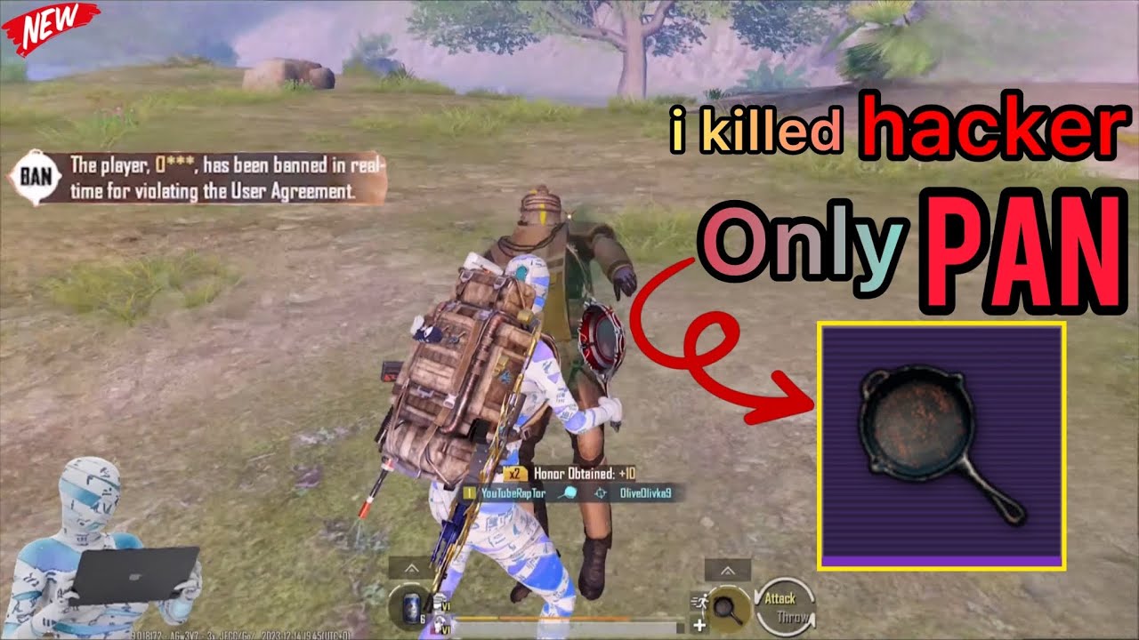 I finally took revenge on the hackers, I killed a hacker with a frying ...