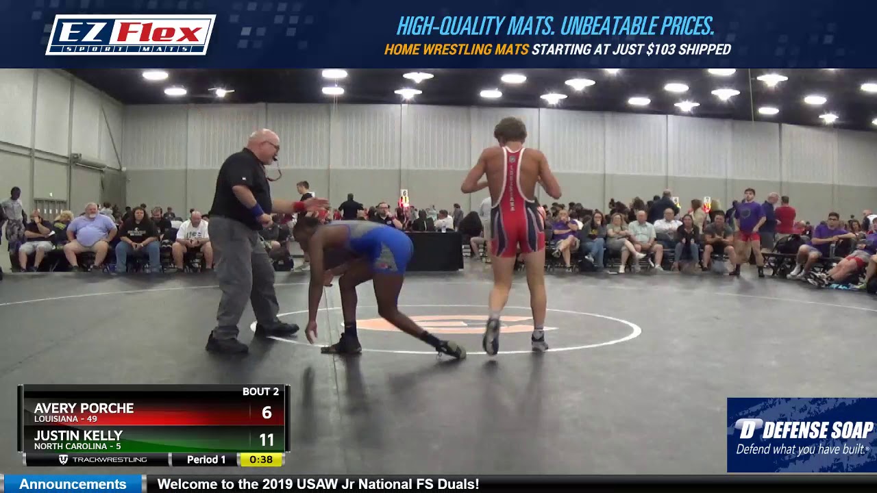 Mat 11 120 AVERY PORCHE Louisiana Vs Justin Kelly North Carolina - YouTube