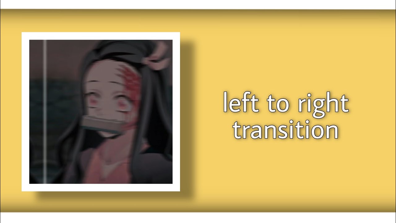 basic left to right transition | alight motion - YouTube
