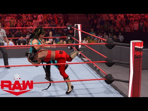 WWE 2K22 RAW BIANCA BELAIR VS TAMINA OCT.24,2022