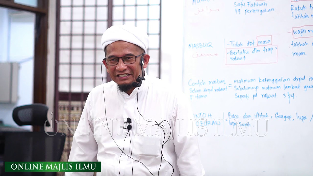 Ustaz Wan Junaidi ᴴᴰl Muafiq Dan Masbuq - YouTube