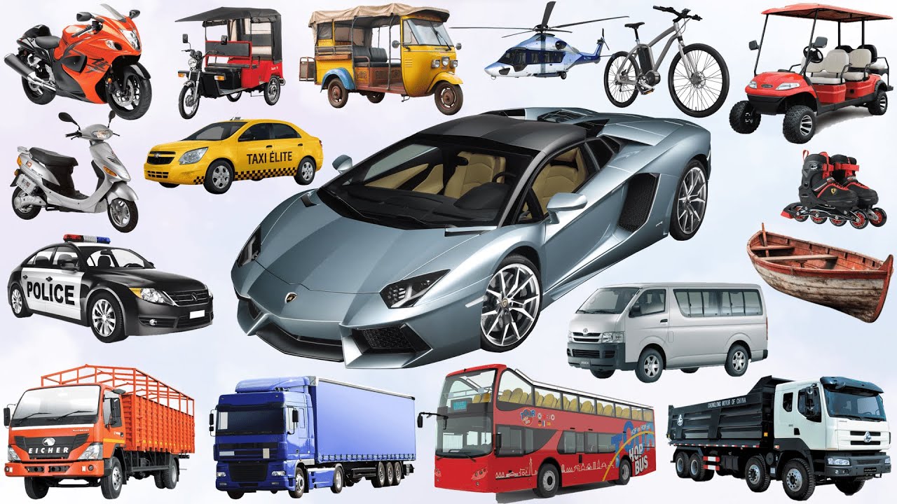 Vehicle Names | Types of Vehicles in English |Vehicles Vocabulary Words ...