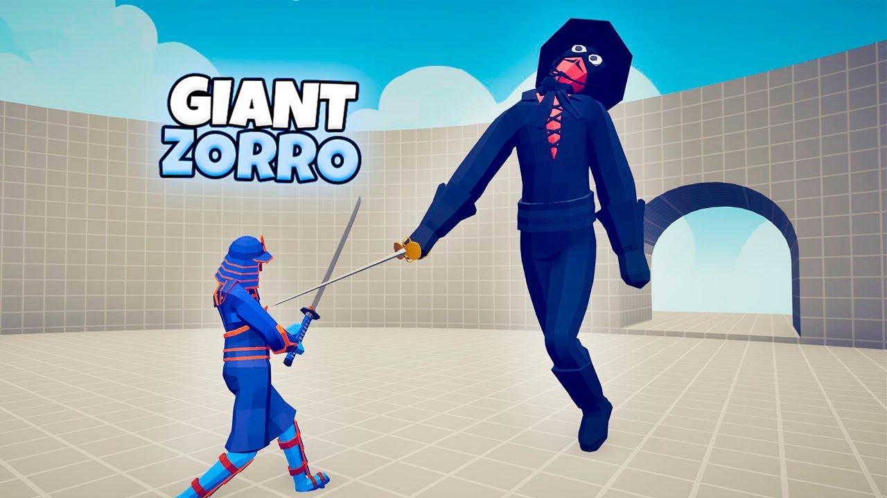 GIANT ZORRO 1 vs 1 UNITS | TABS Totally Accurate Battle Simulator ...