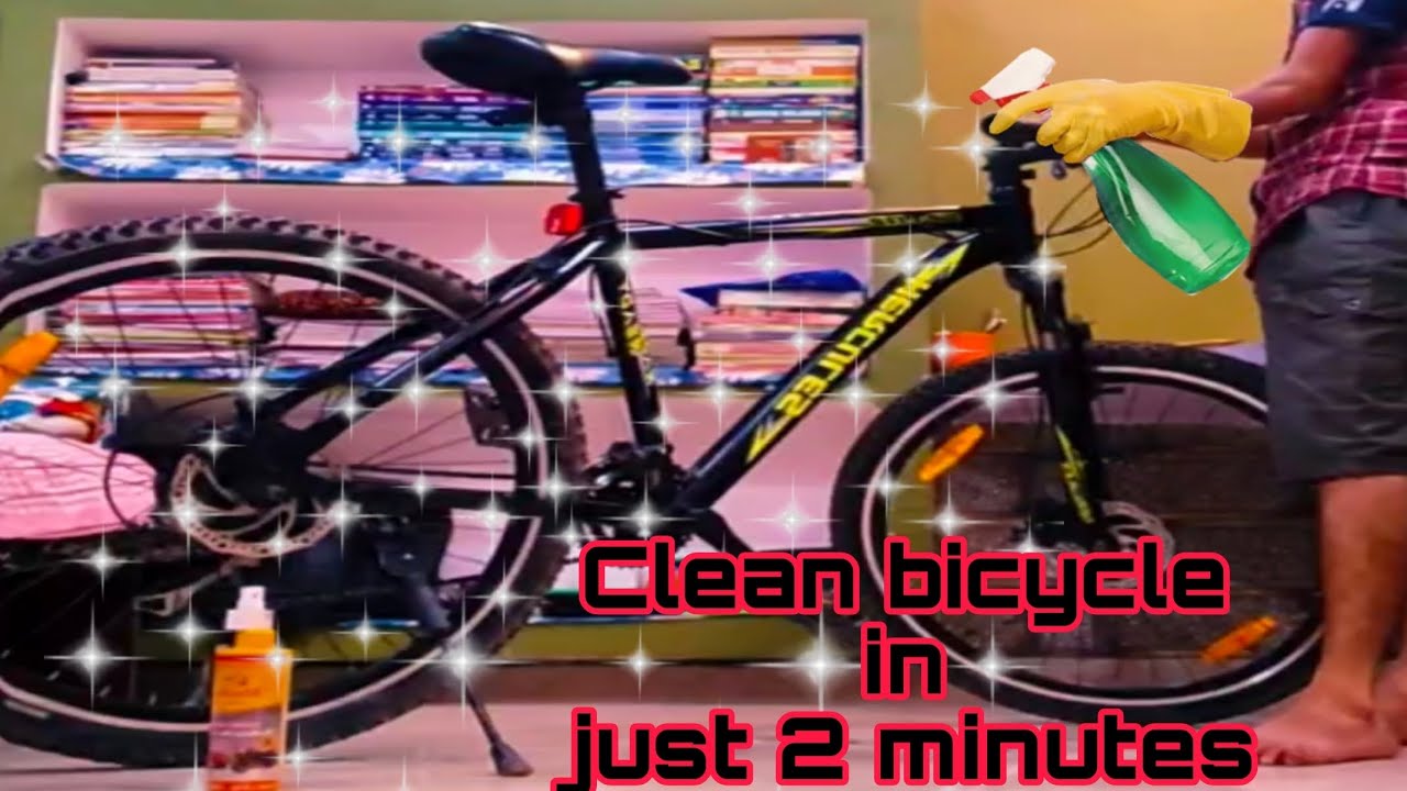 𝘾𝙡𝙚𝙖𝙣 𝙗𝙞𝙘𝙮𝙘𝙡𝙚 𝙞𝙣 𝙟𝙪𝙨𝙩 2 𝙢𝙞𝙣 👍🏻 #cleaningtips #2minvideo #bicycle# ...