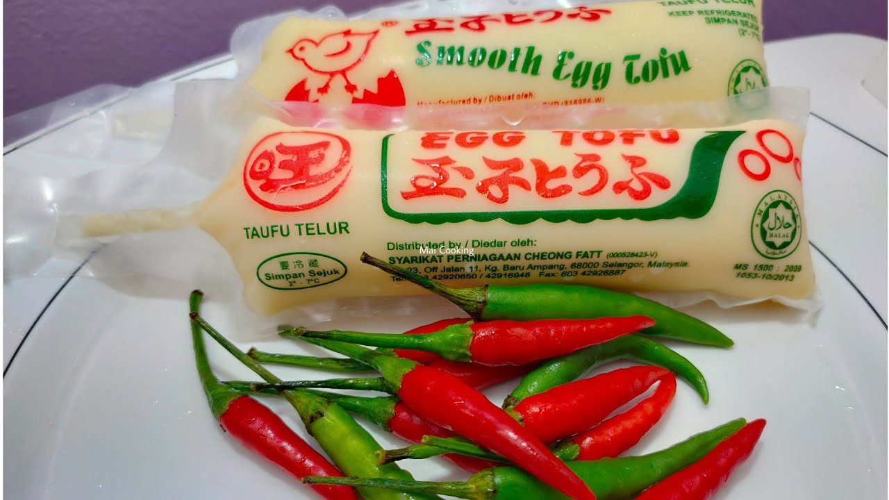 TOFU (TAUFU TELUR) CILI PADI - chilli tofu, spicy tofu - YouTube